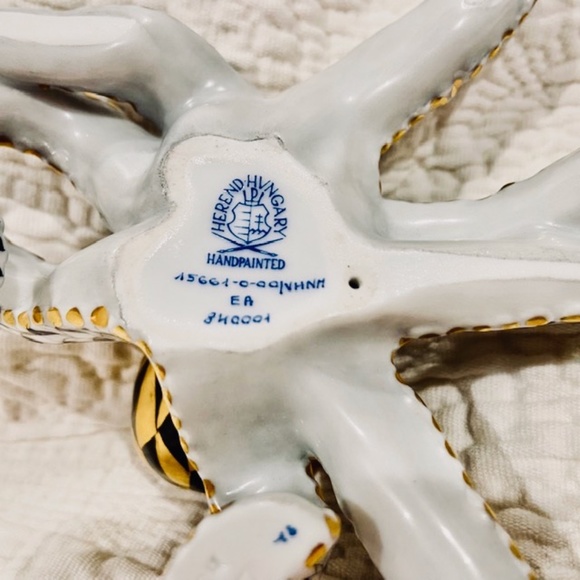 Herend | Accents | Je22herend Fishnet Octopus Porcelain Figurine | Poshmark